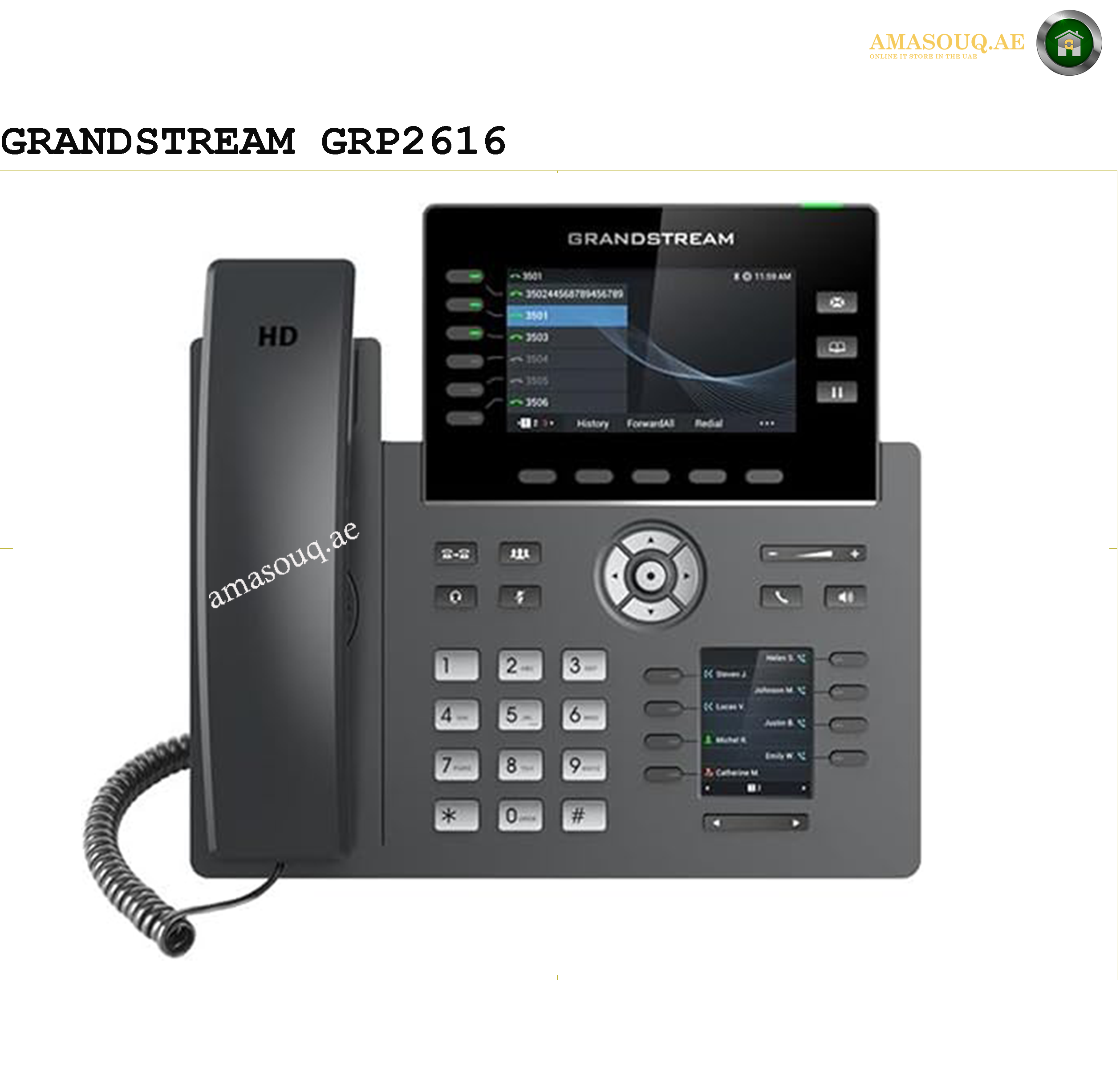 Grandstream - GRP2616 - Buy Online - amasouq.ae – YOUR ONLINE TECH STORE