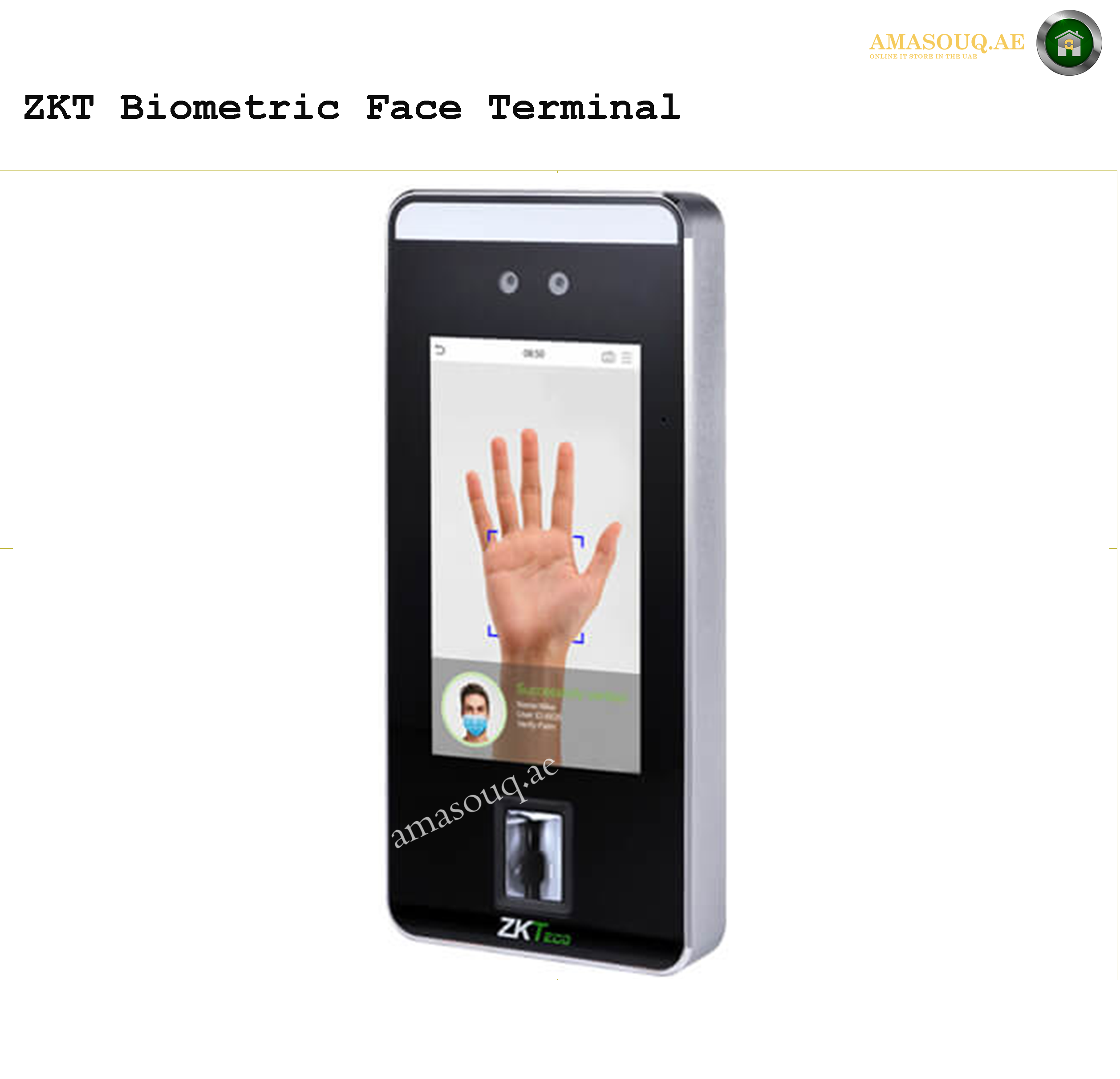 ZKT SpeedFace-V5L Biometric Face Recognition Terminal | Access Control ...
