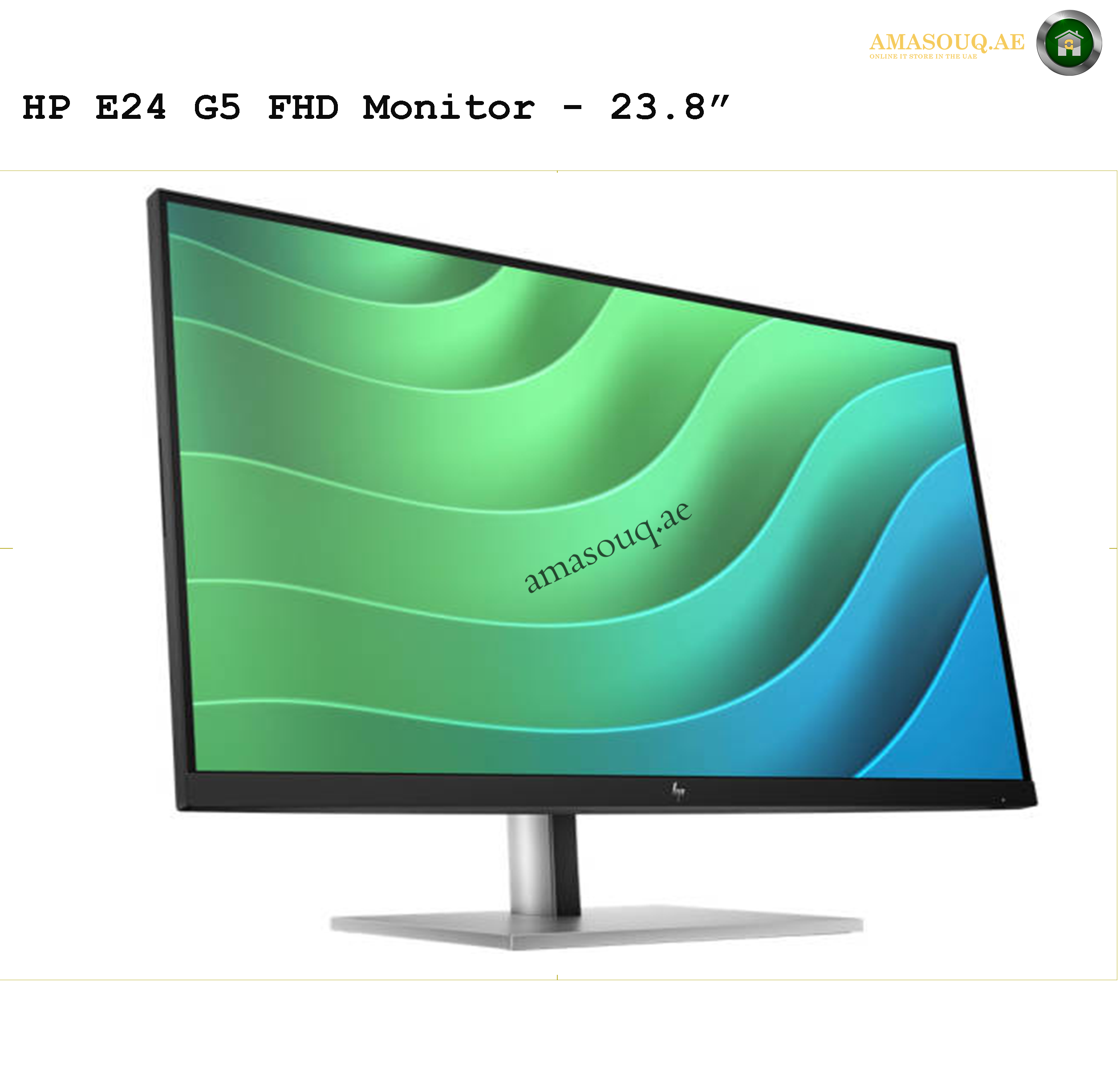 BUY HP Monitor - E24 G5 - 24" | Full HD Display | UAE AMASOUQ.AE – YOUR ...