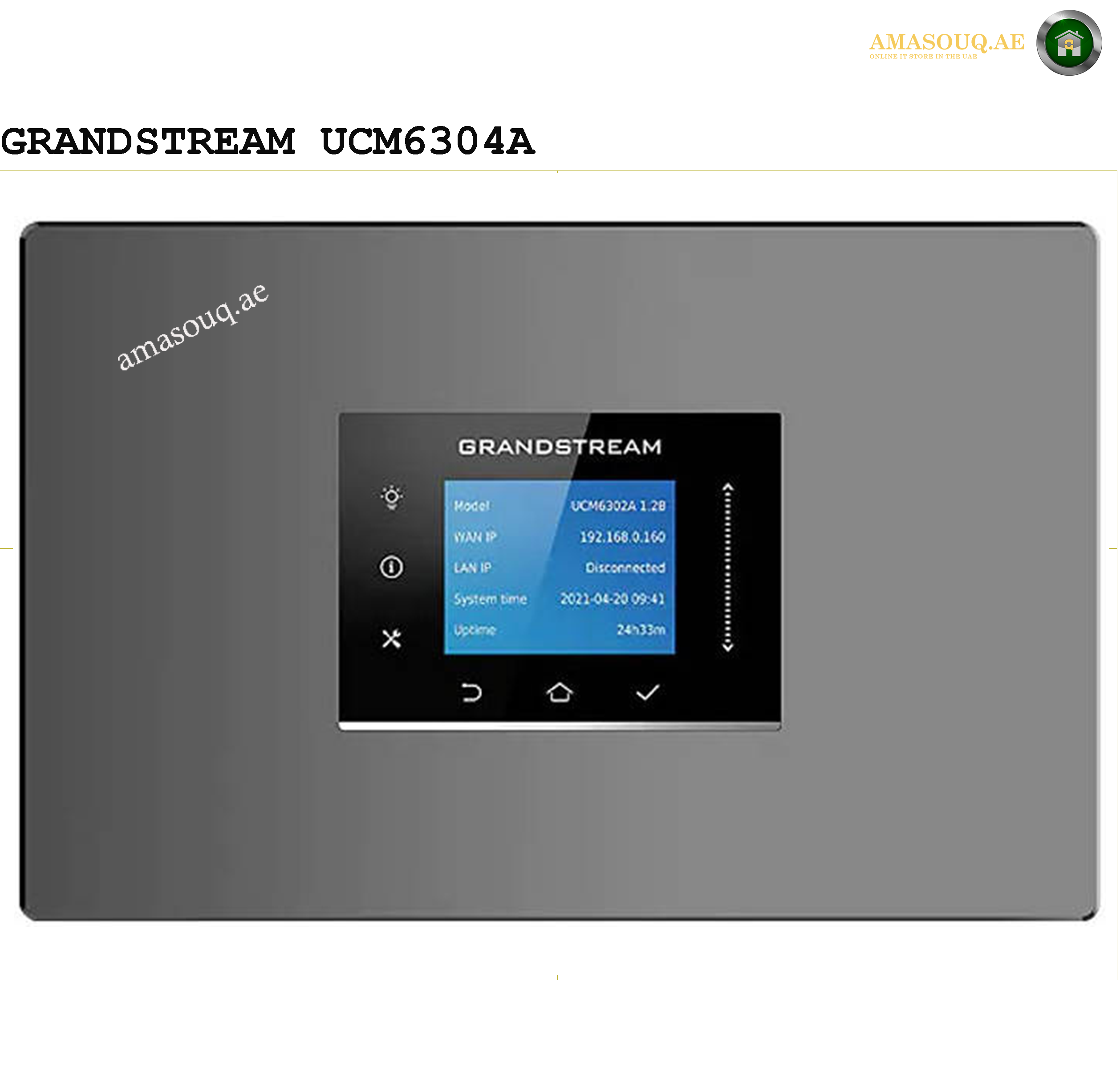 Grandstream PBX - UCM 6304 / UCM 6304A - Buy Online - amasouq.ae – YOUR ...