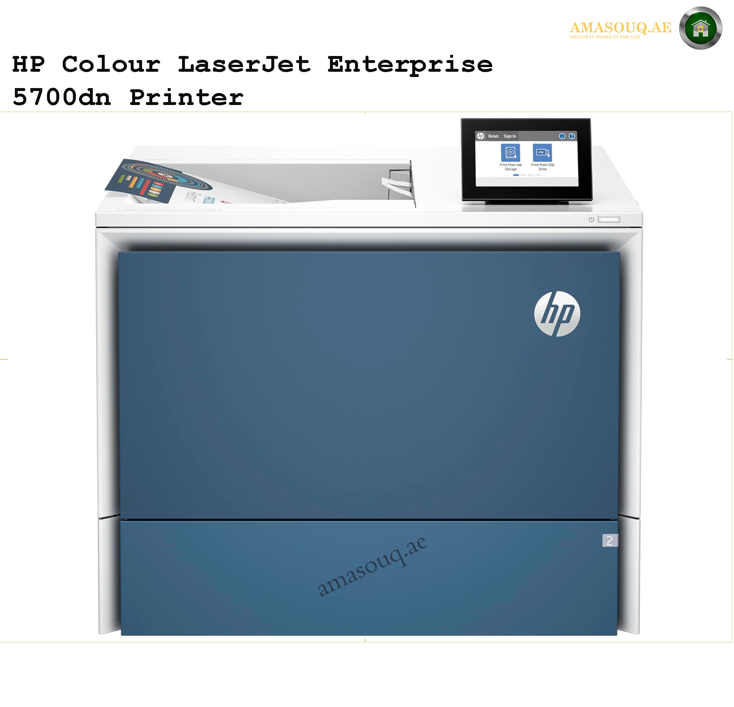 HP Enterprise Color LaserJet Printer - 5700dn - Buy Online - amasouq.ae ...