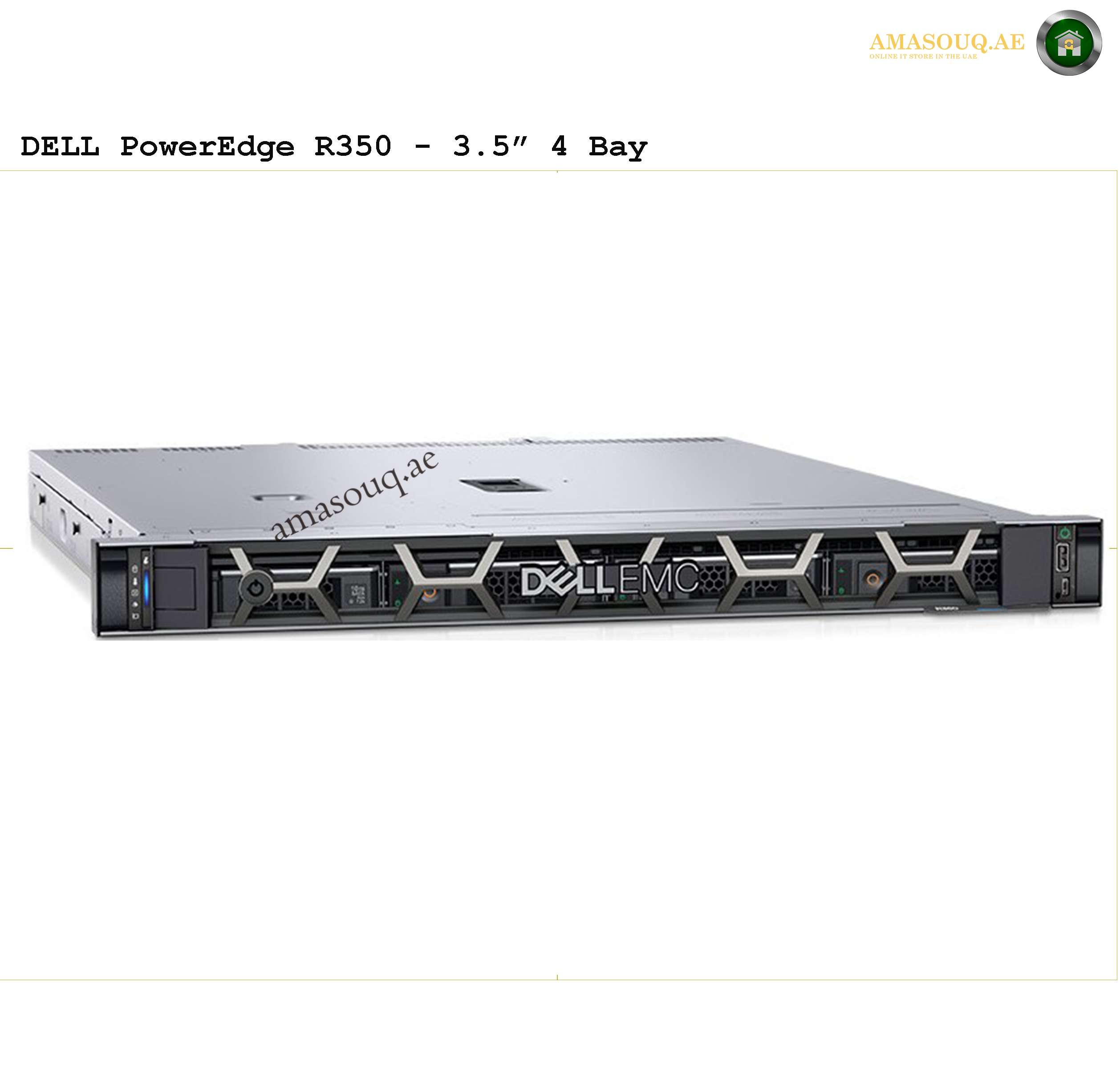 BUY DELL PowerEdge R350 - Rack Server | UAE AMASOUQ.AE – YOUR ONLINE ...