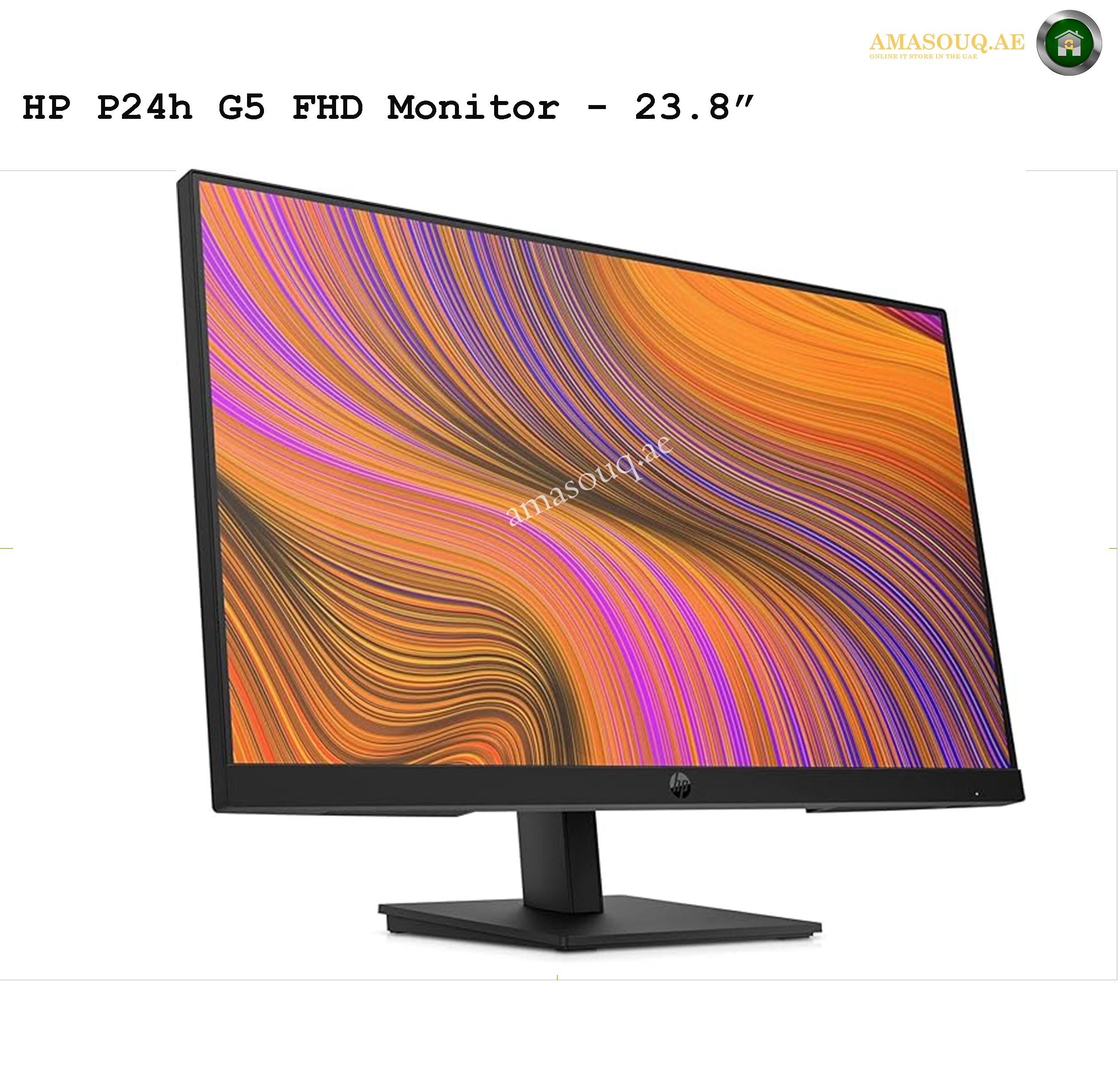 BUY HP Monitor – HP P24h G5 - 23.8" | Full HD IPS Display – YOUR ONLINE ...