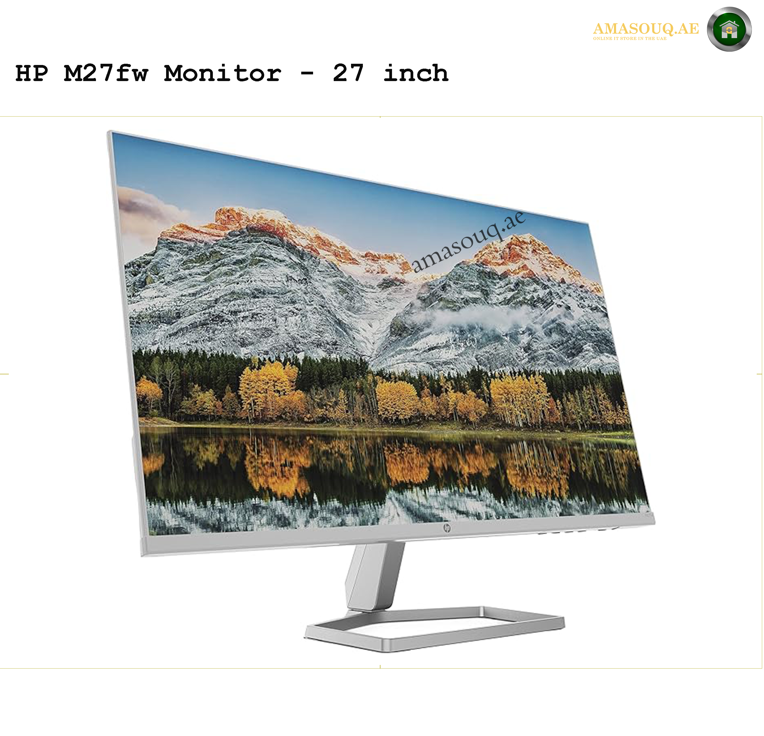 BUY HP Monitor – M27FW - 27" | Full HD | UAE AMASOUQ.AE – YOUR ONLINE ...